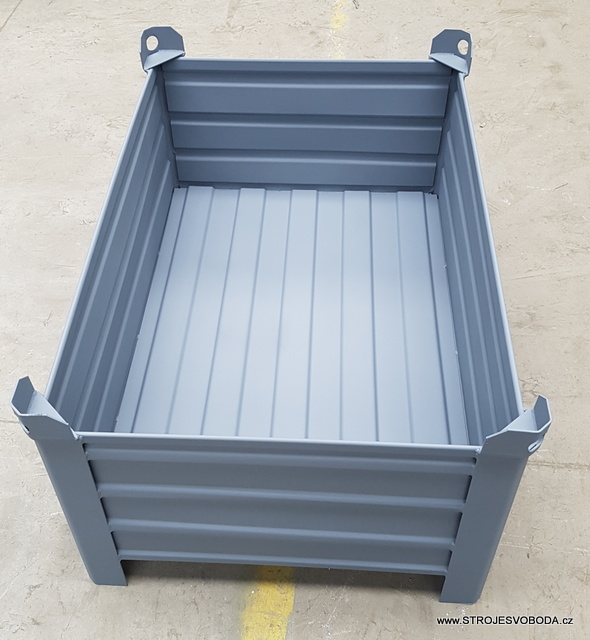 Bedna kovová paletová - NOVÁ #10836